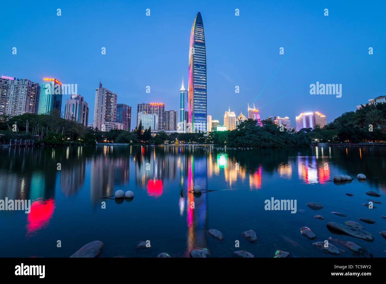 Skyline and skyscrapers no one toured the buildings and buildings hi ...
