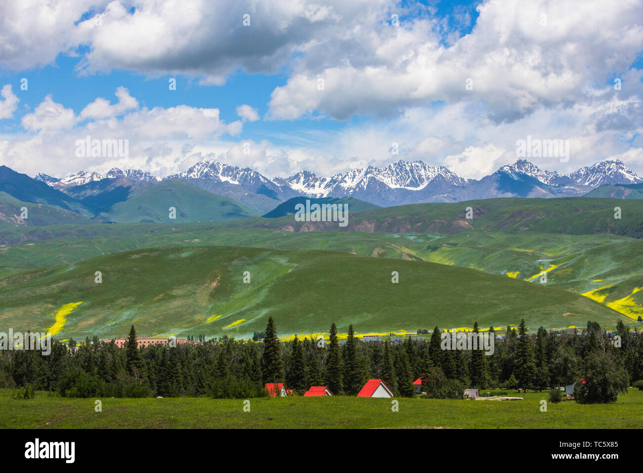 The Narati Prairie, which has a river valley and a mountain prairie ...