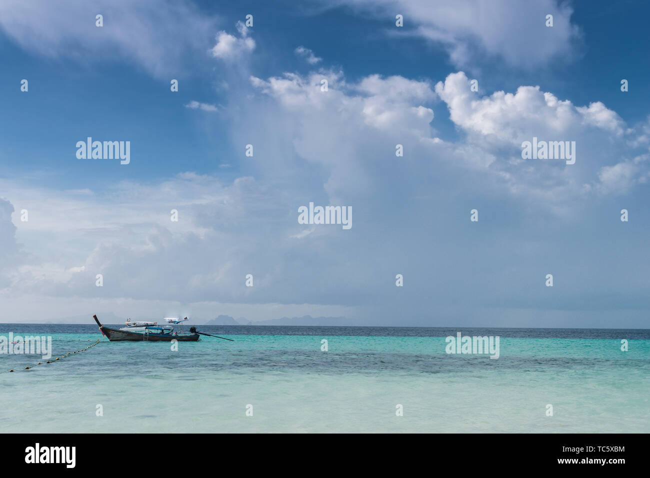 Phuzi Island, Pippi Island, Thailand, White Beach, Blue Sea Ship ...