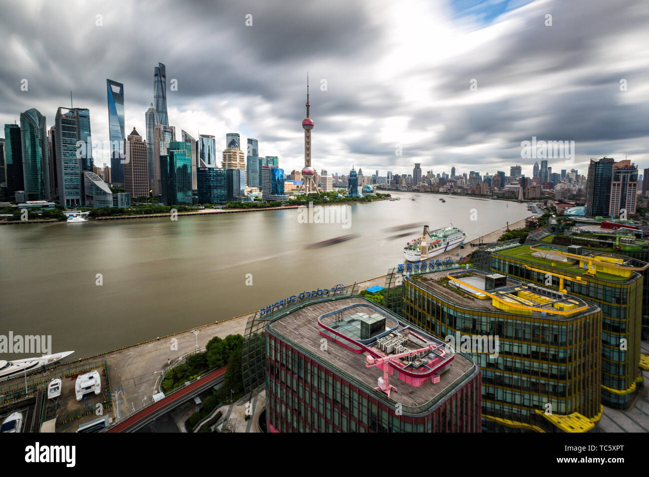 Shanghai City Scenery Stock Photo - Alamy
