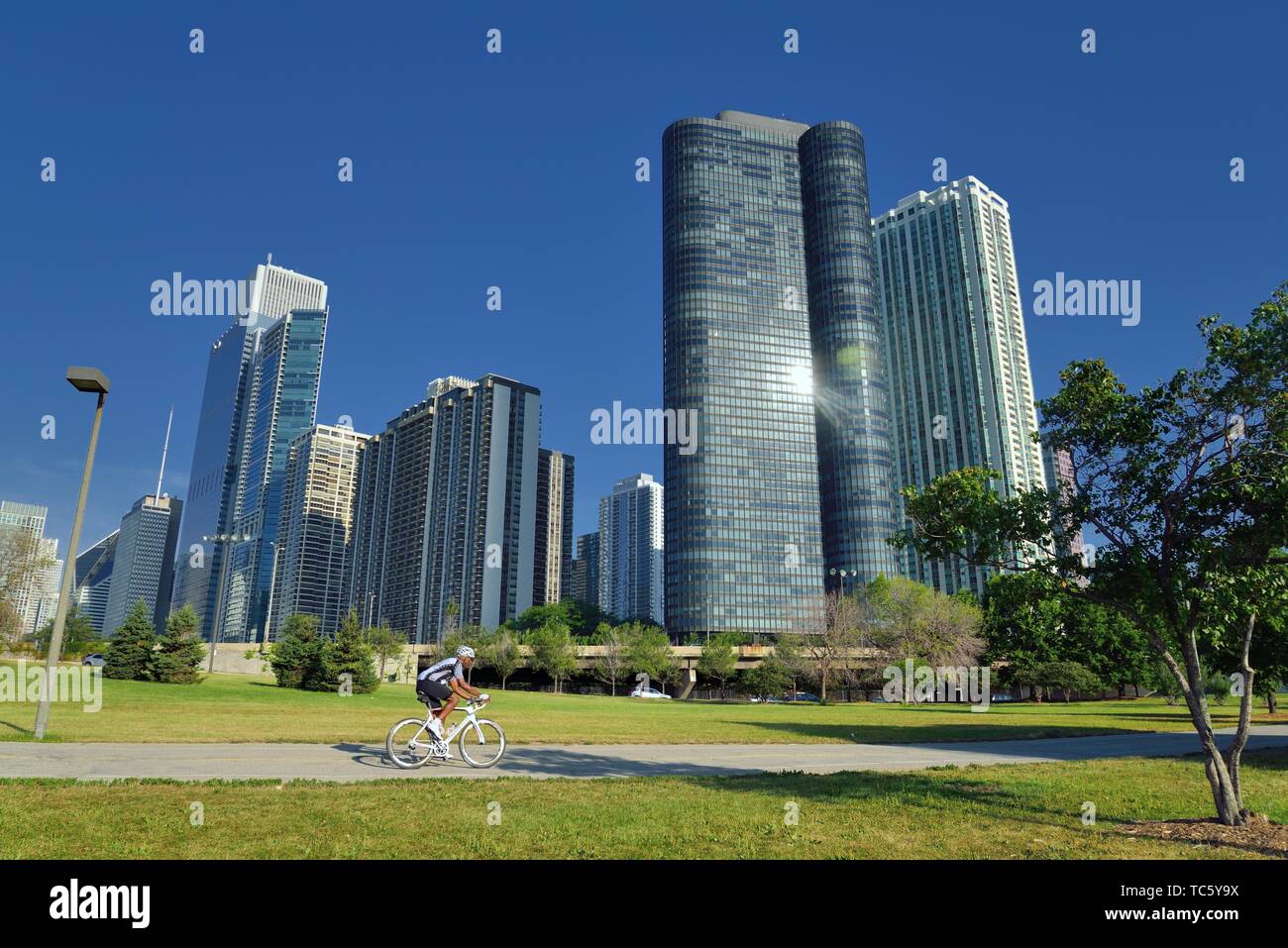Chicago City Complex Stock Photo - Alamy