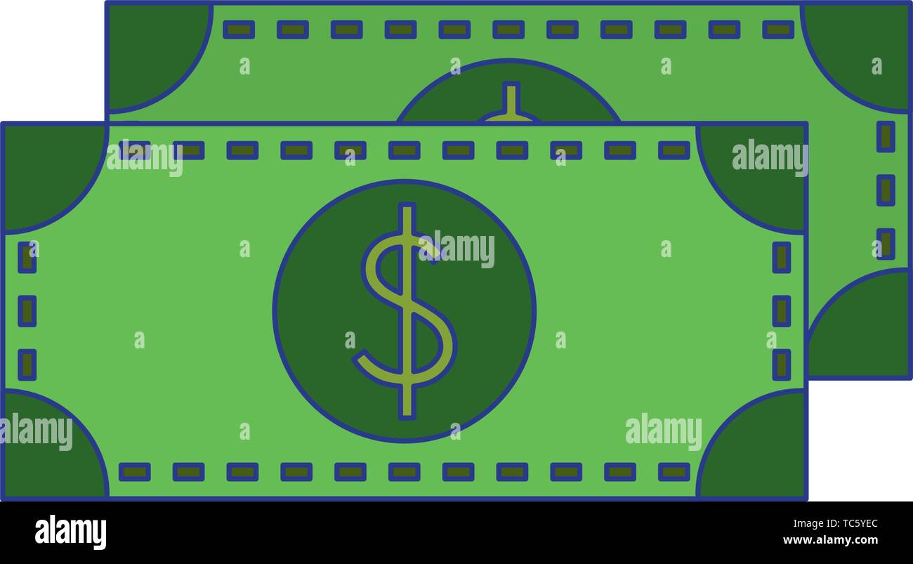 Money cash billets symbol isolated Stock Vector Image & Art - Alamy