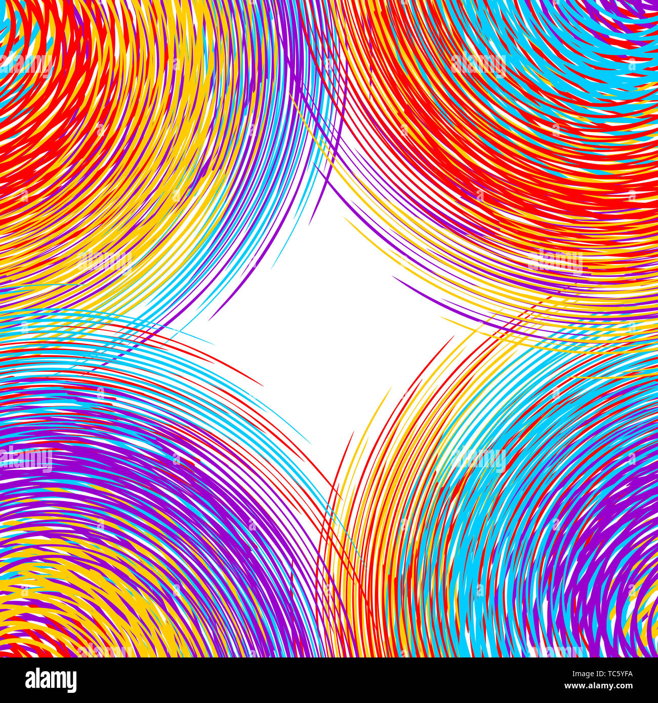 Color line composition distorted vortex abstract background Stock Photo ...