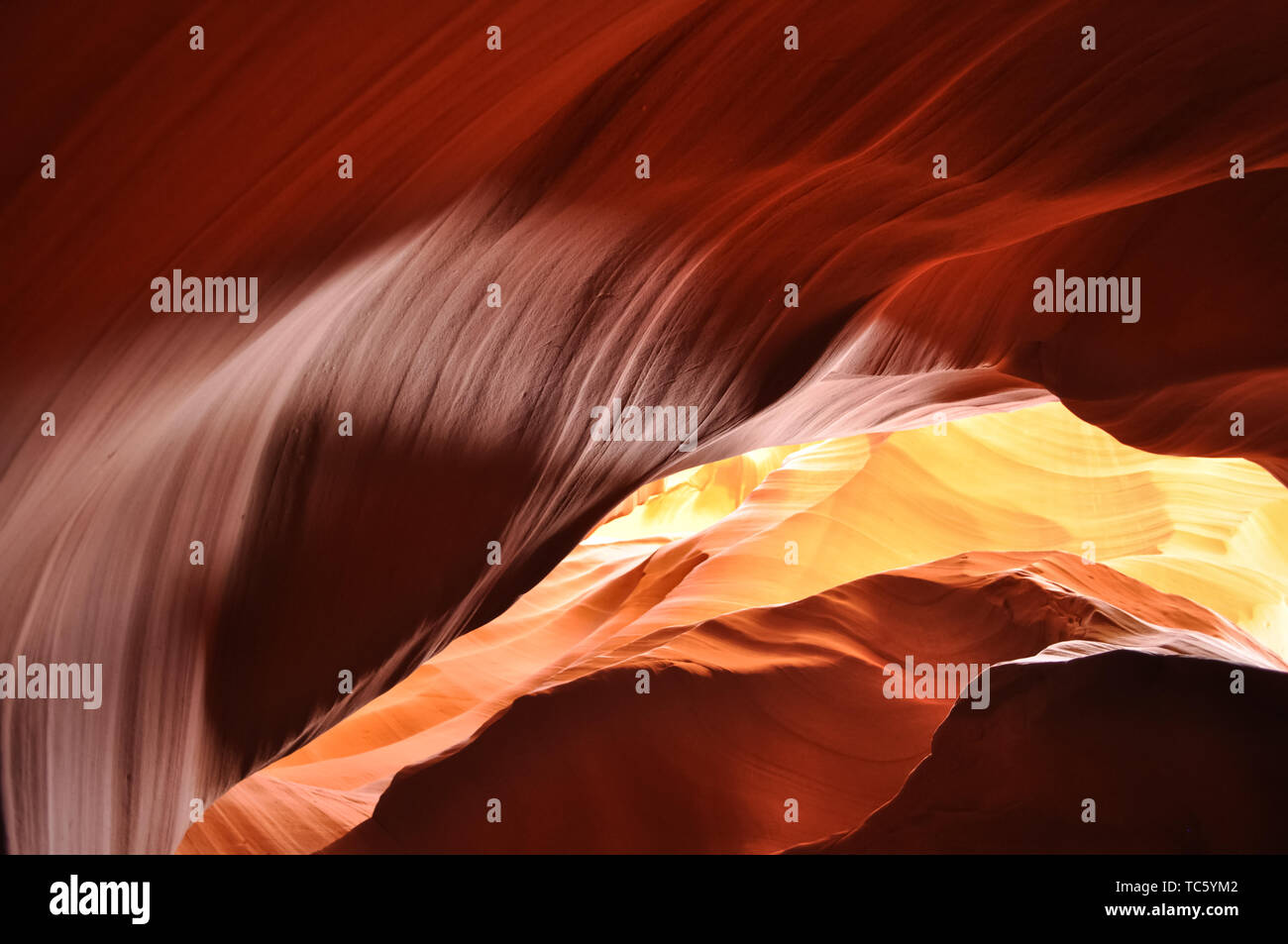 American Antelope Canyon Light and Shadow Stock Photo - Alamy