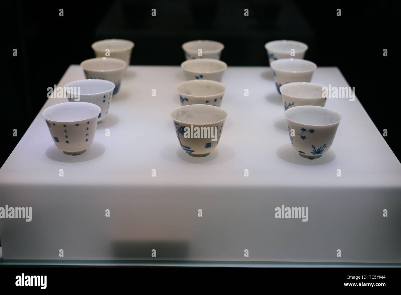 Hubei Provincial Museum: Zodiac Zodiac Porcelain Cup Stock Photo - Alamy