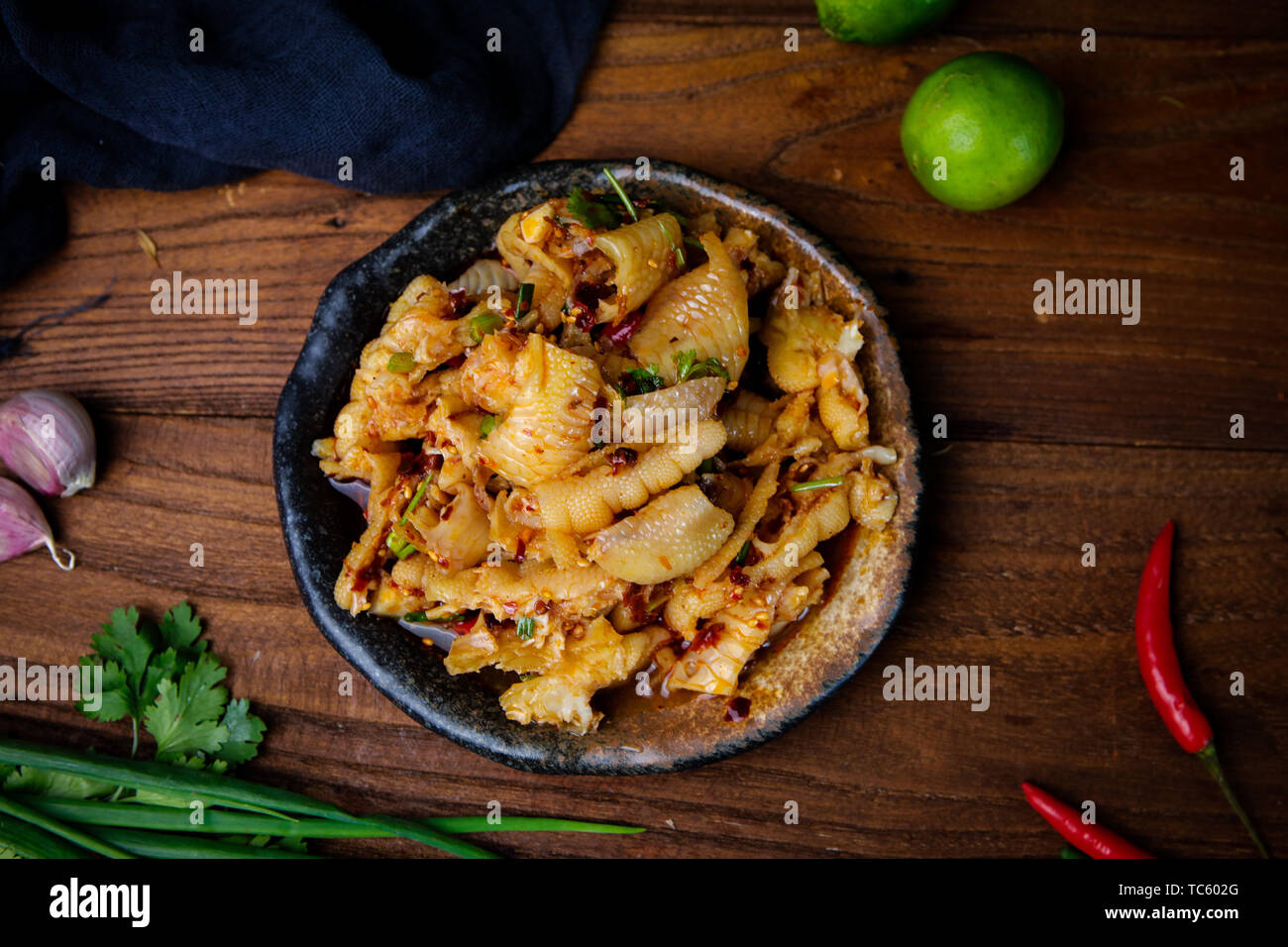 Sichuan cuisine, boneless phoenix claws Stock Photo - Alamy
