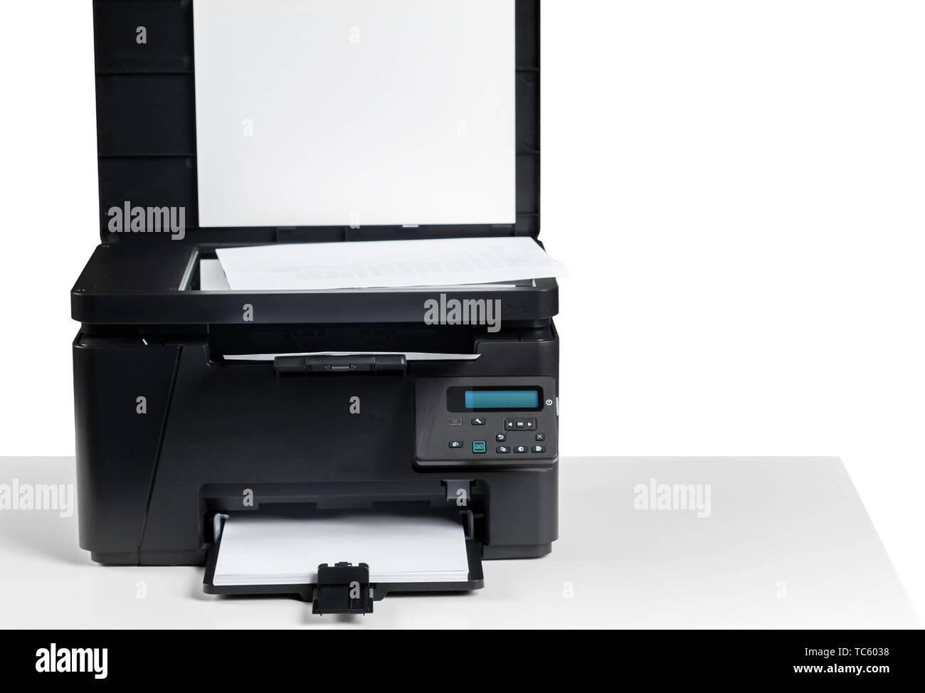 office desktop printer Stock Photo - Alamy