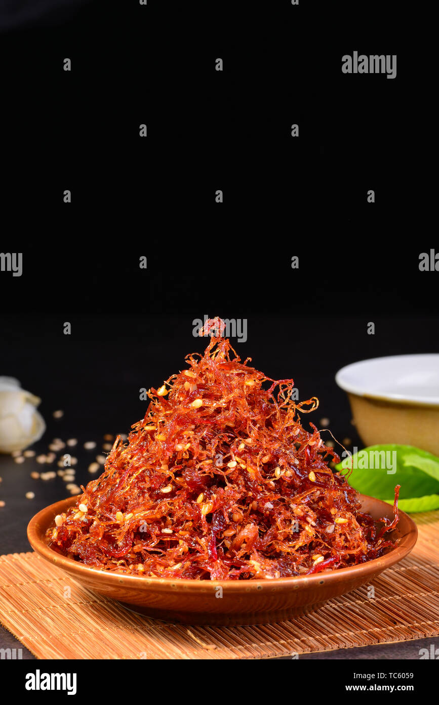 Spicy beef strips Stock Photo - Alamy