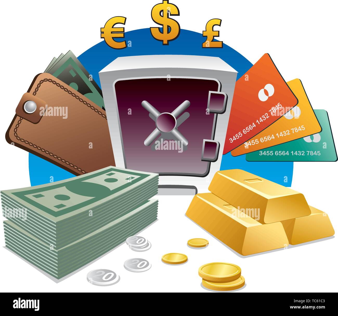 money and wealth Stock Vector Image & Art - Alamy
