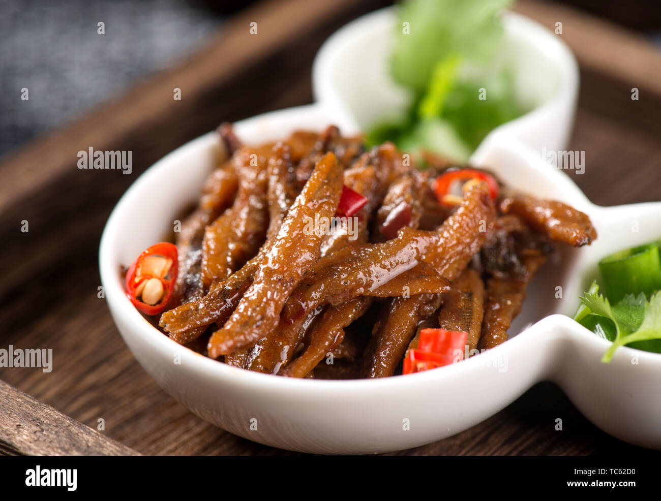 Beef shredded cabbage pickle pepper Stock Photo - Alamy