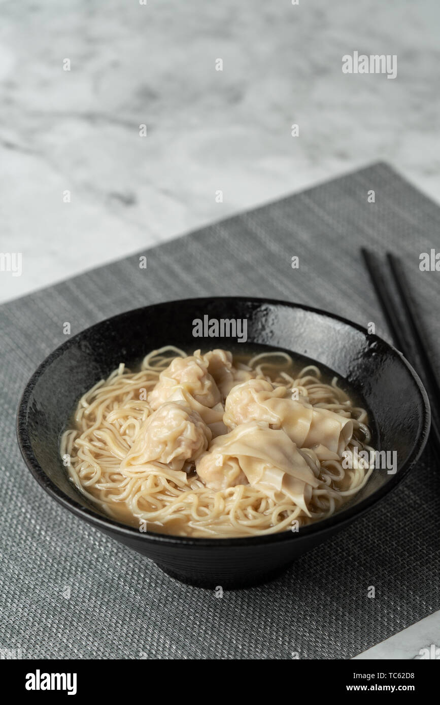 Cloud noodles on white marble Stock Photo - Alamy