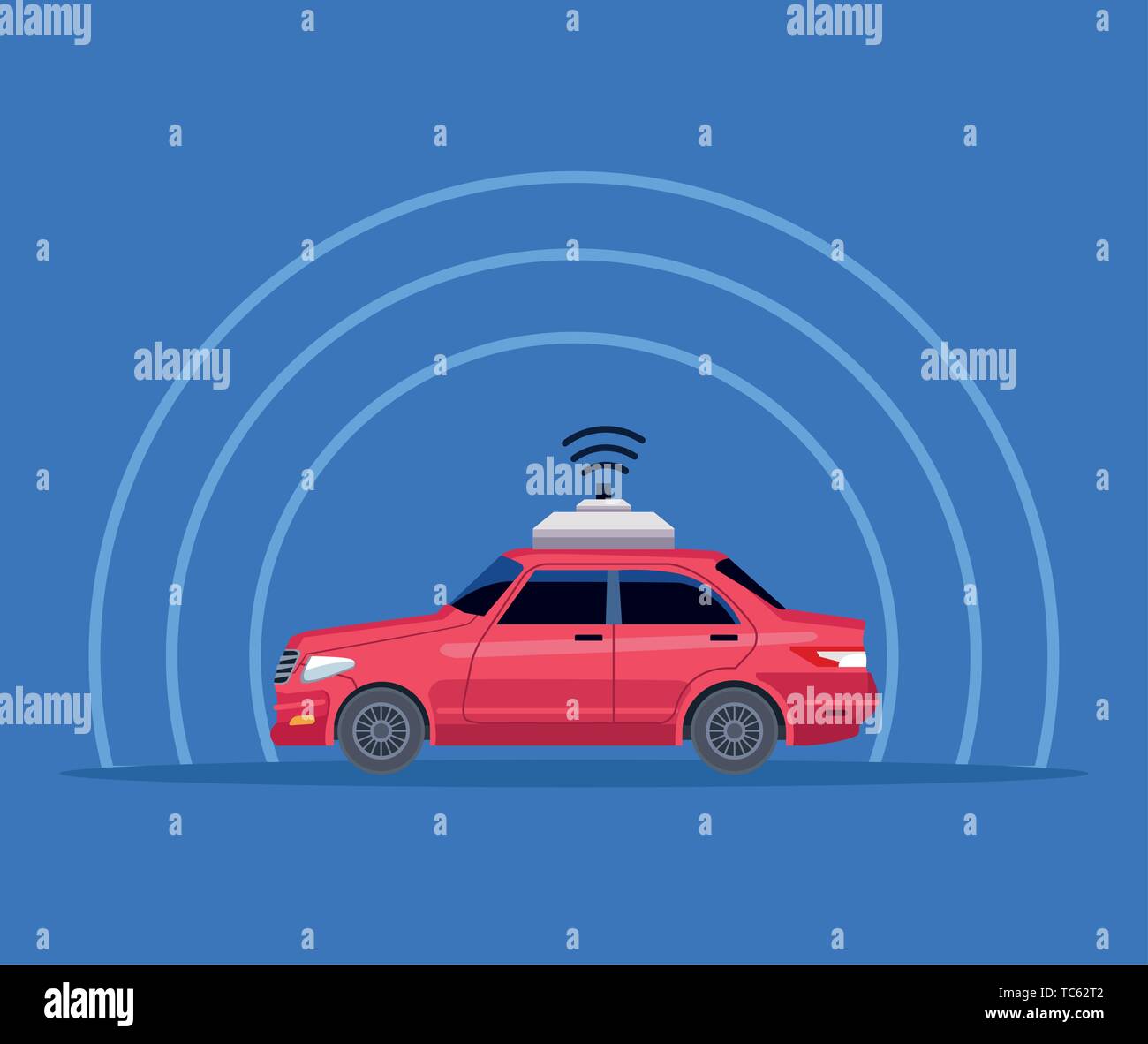 gps location car service concept Stock Vector Image & Art - Alamy