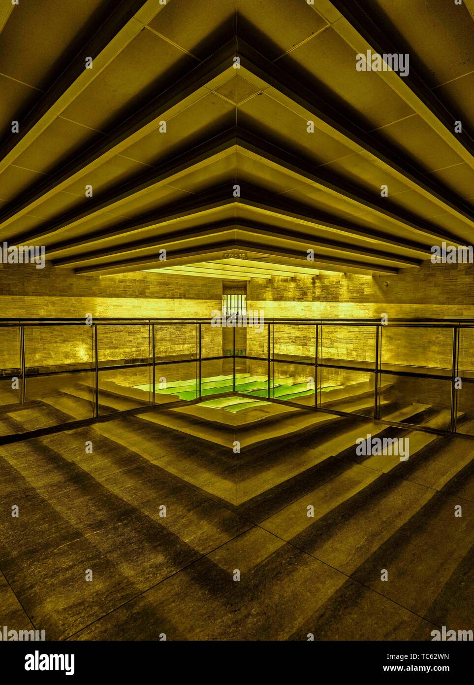 Mysterious tile reflection Stock Photo - Alamy