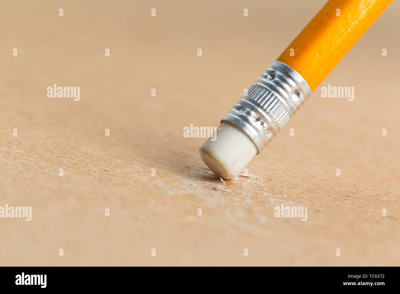 Pencil for writing and eraser Stock Photo - Alamy