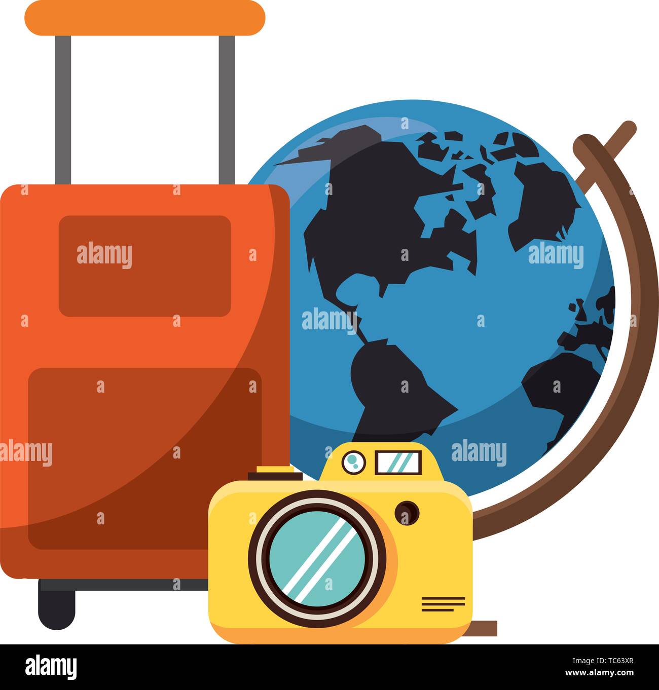 Summer vacations and travel cartoons Stock Vector Image & Art - Alamy