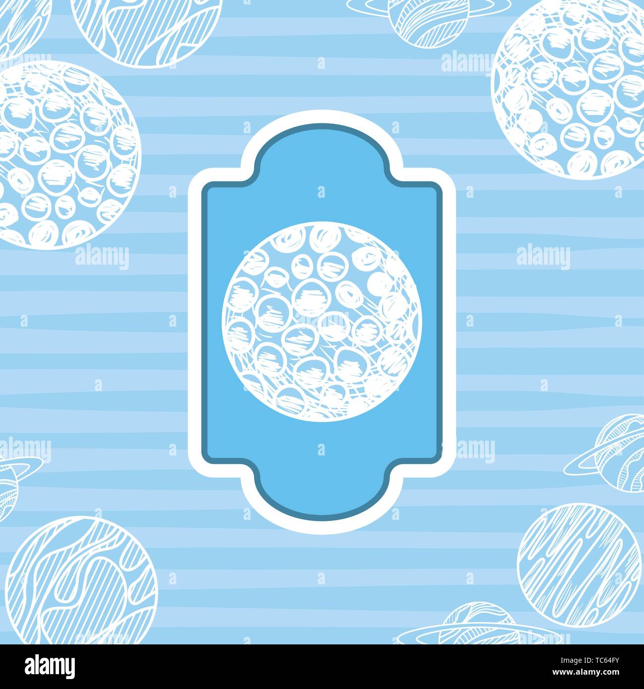 Moon over striped background design Stock Vector Image & Art - Alamy