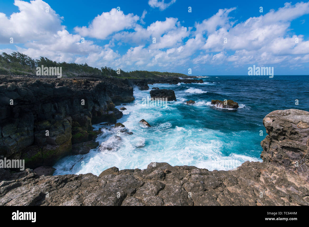 Coastal scenery of Mauritius Stock Photo - Alamy
