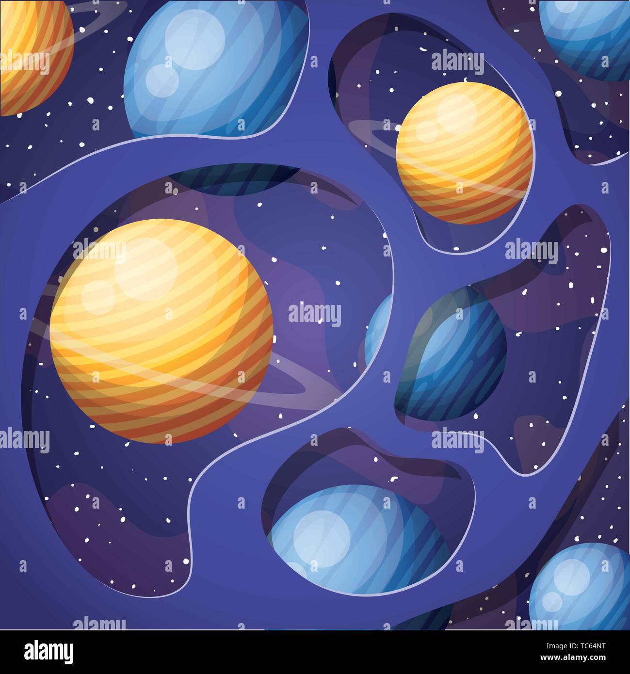 Solar system planets design vector illustration Stock Vector Image ...