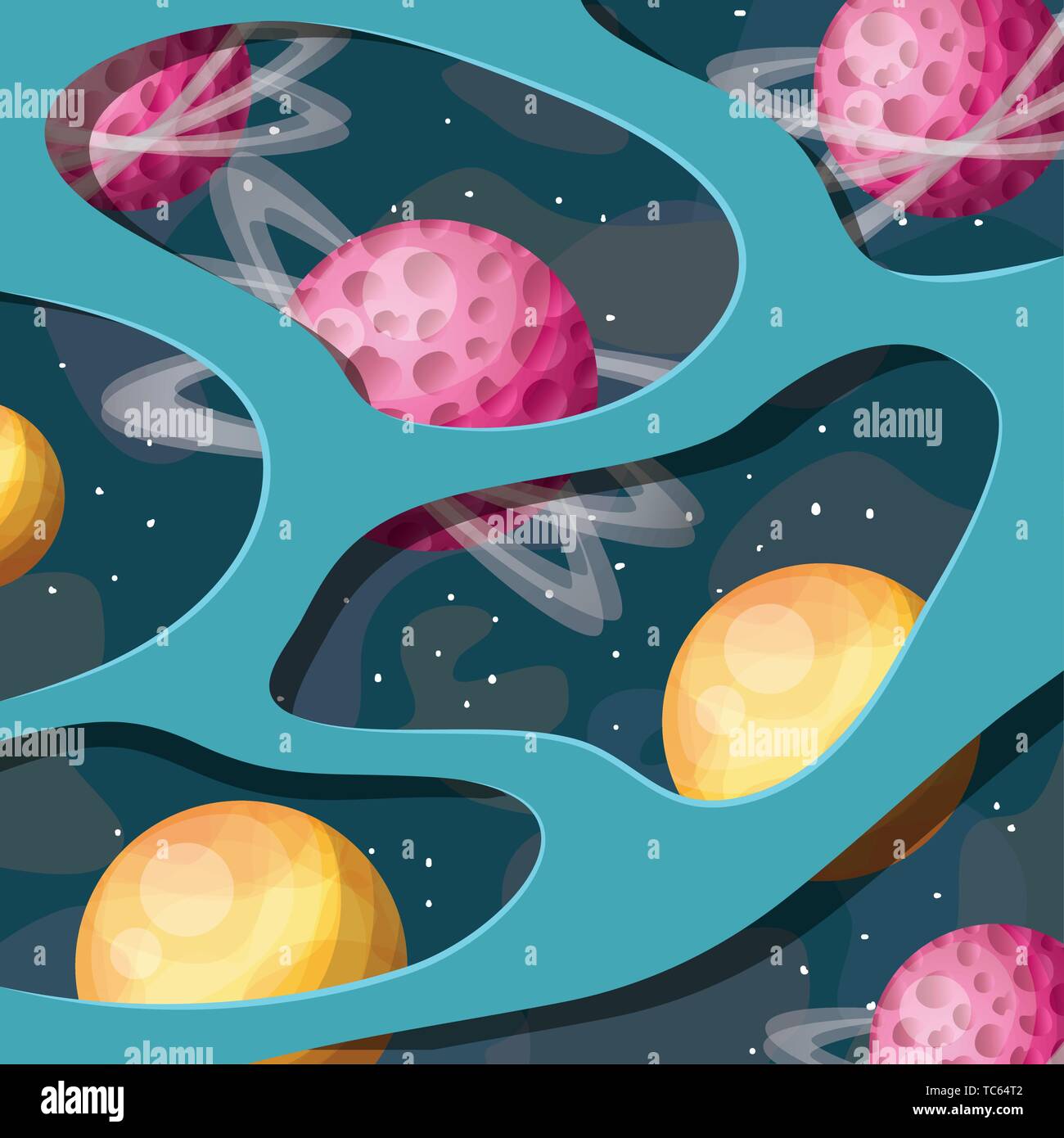 Solar system planets design vector illustration Stock Vector Image ...