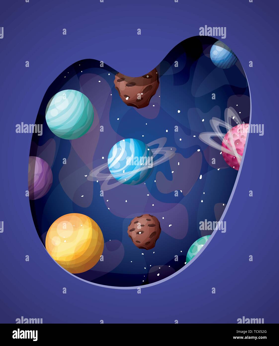 Solar system planets design vector illustration Stock Vector Image ...