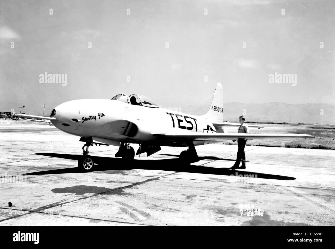Lockheed shooting star Black and White Stock Photos & Images - Alamy
