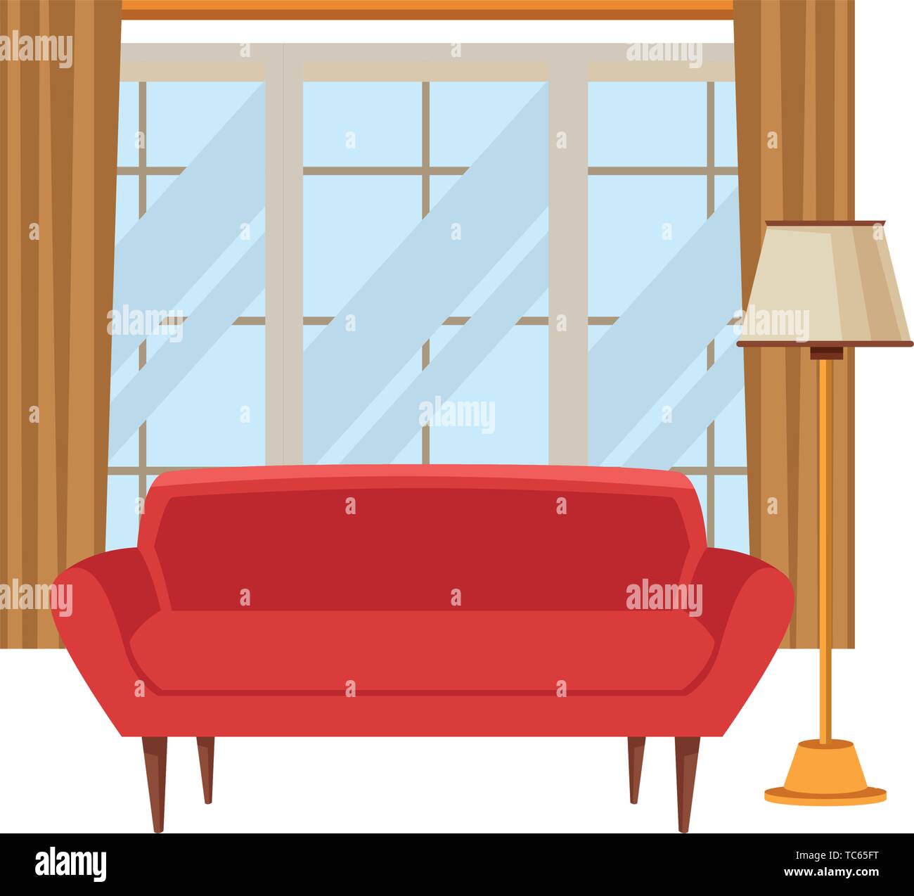 living room elements icon cartoon Stock Vector Image & Art - Alamy