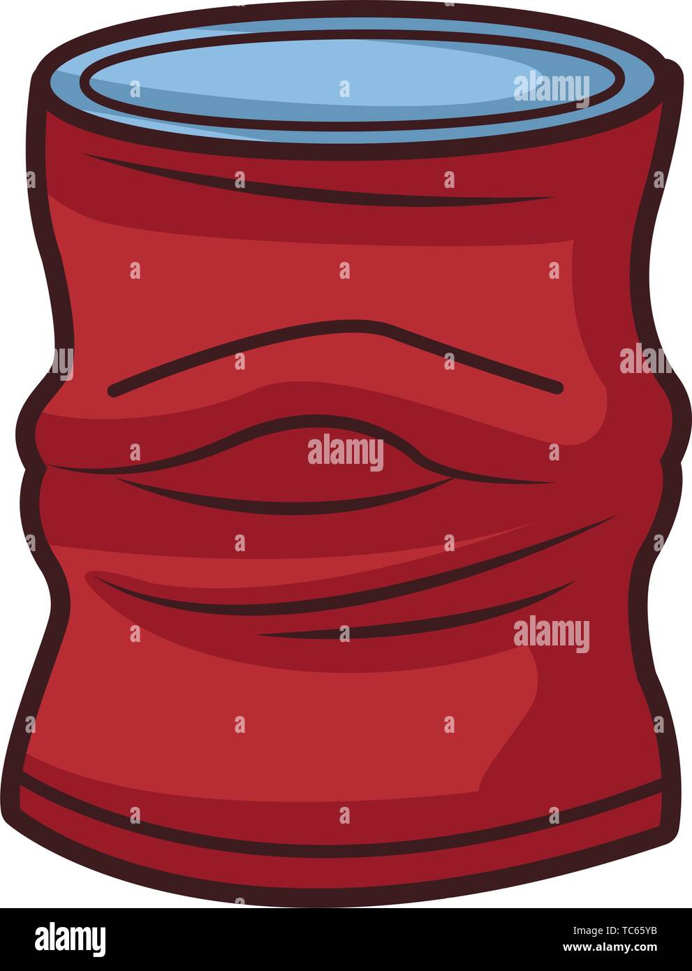 crumpled can icon cartoon isolated Stock Vector Image & Art - Alamy