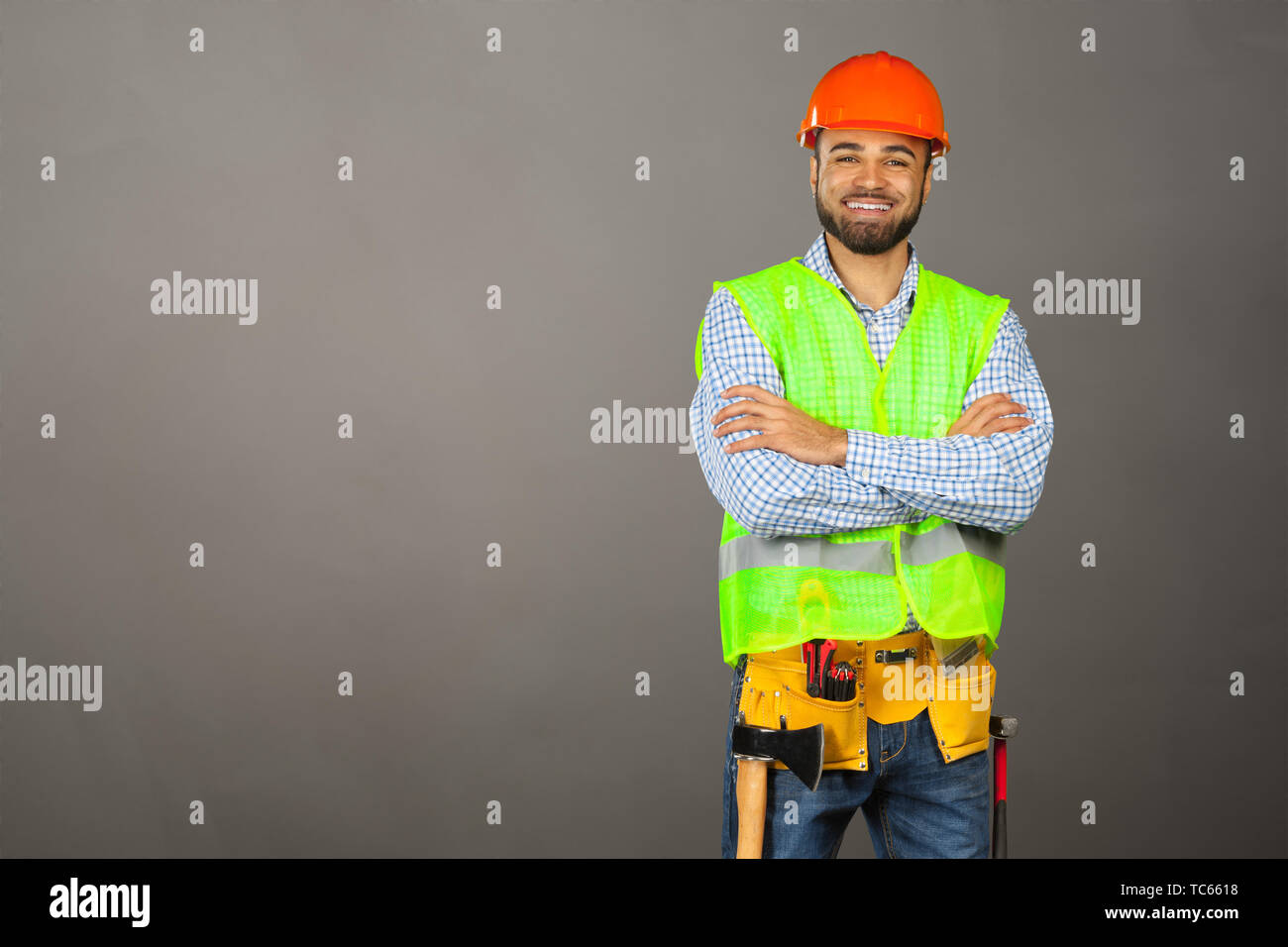 male construction worker Stock Photo - Alamy