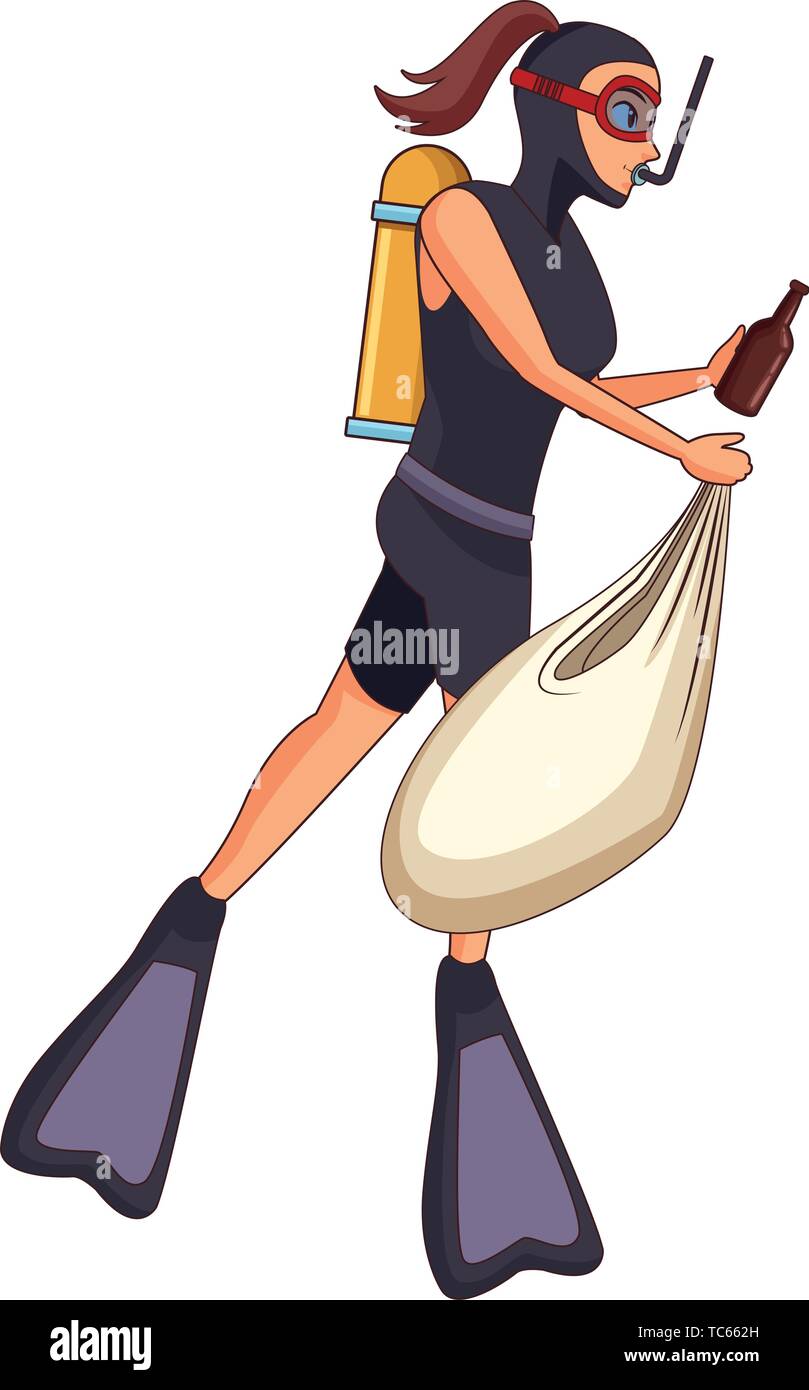 Young scuba diver Cut Out Stock Images & Pictures - Alamy