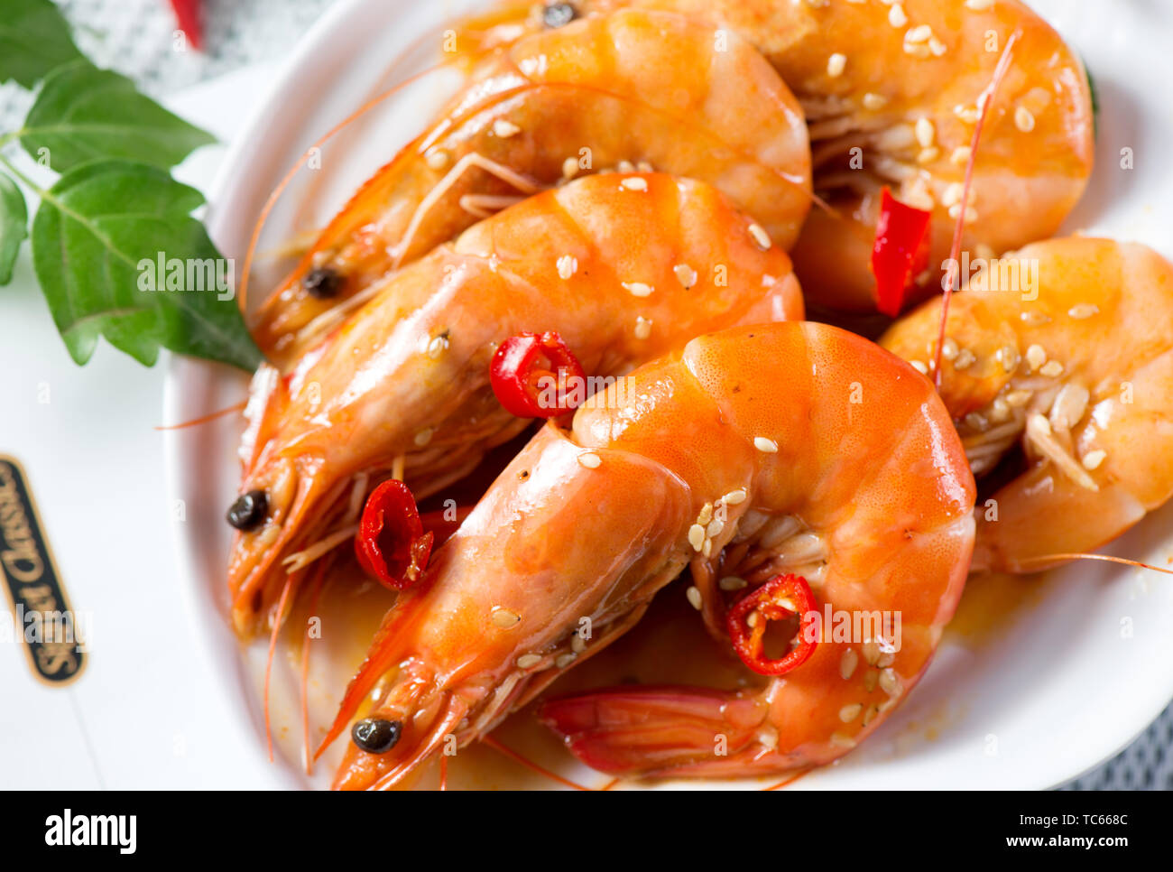 Seafood Arctic shrimp Stock Photo - Alamy
