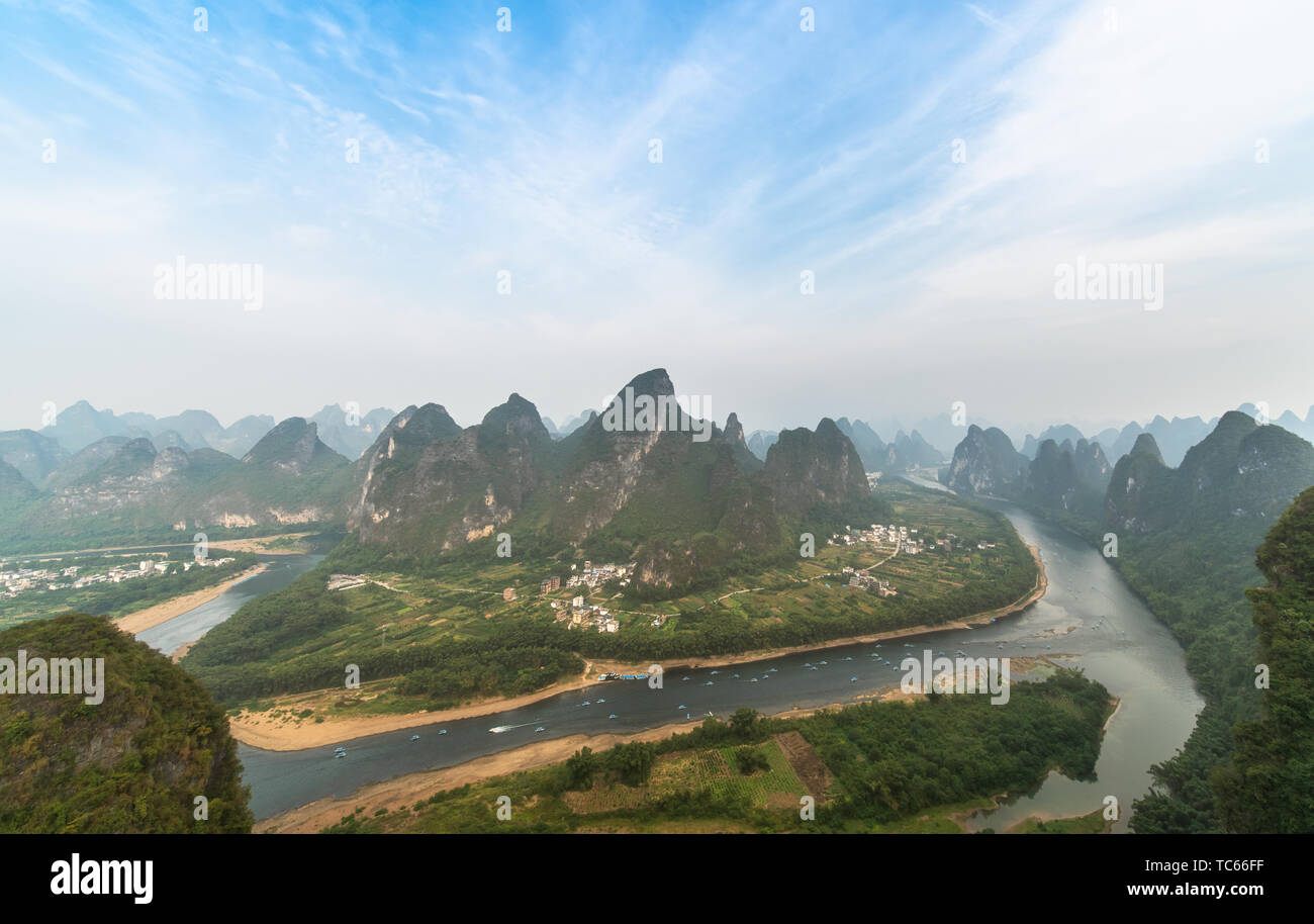 Guilin and xingping sunrise hi-res stock photography and images - Alamy