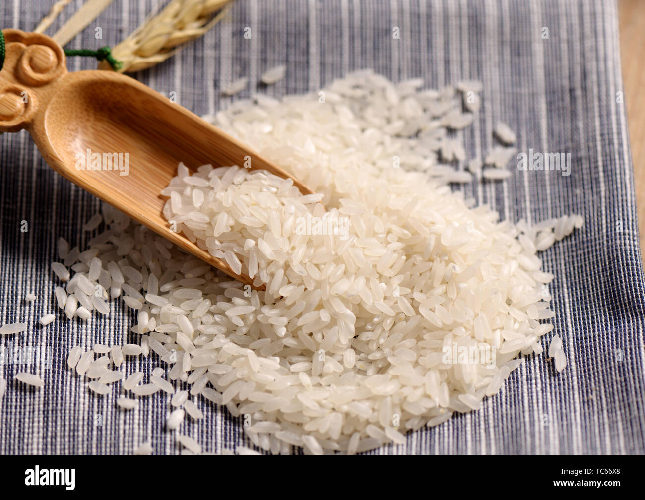 Rice long grain fragrance Northeast rice Stock Photo - Alamy