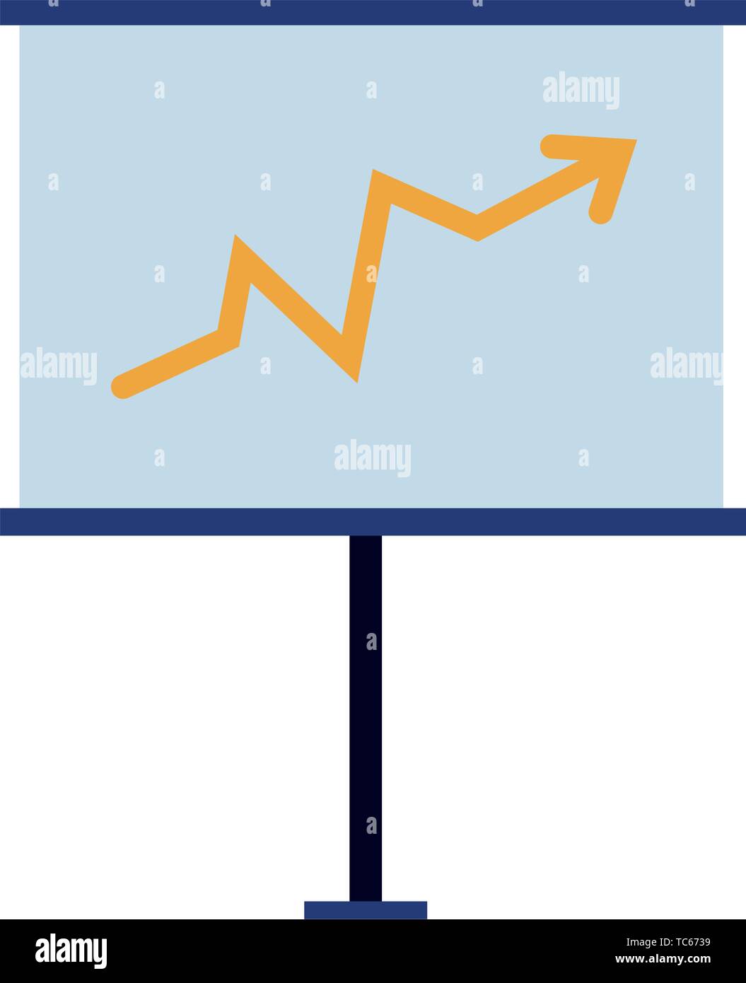 data chart on a board Stock Vector Image & Art - Alamy