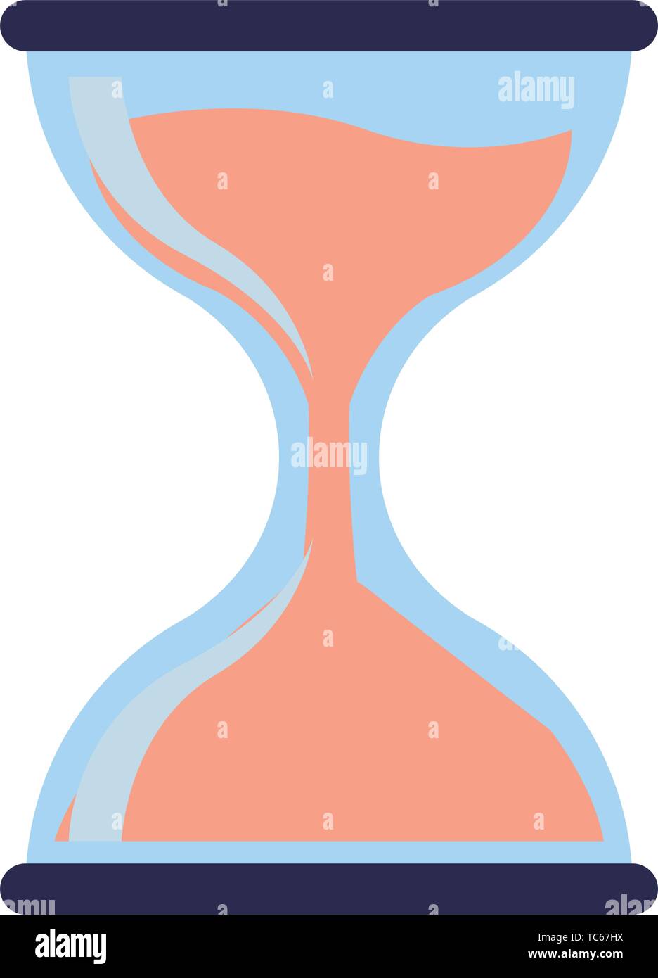 hourglass icon cartoon isolated Stock Vector Image & Art - Alamy