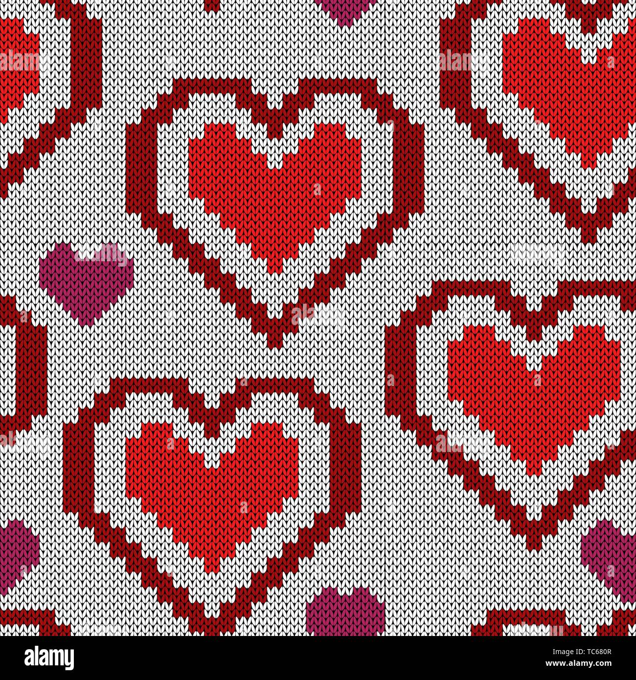 Heart seamless texture hi-res stock photography and images - Alamy