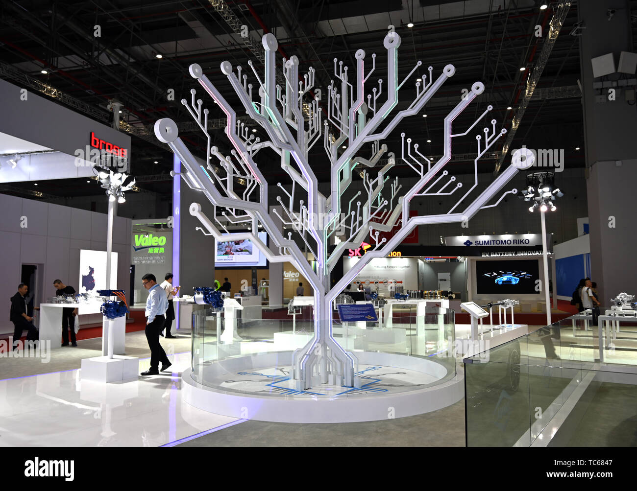 2019 Shanghai International Auto Show Creative Exhibition Design Stock ...