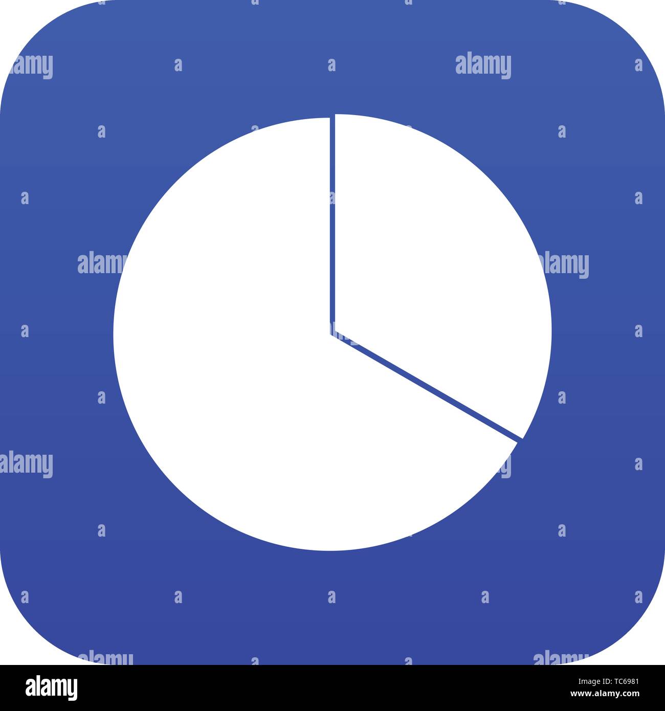 Circle chart infographic icon digital blue Stock Vector Image & Art - Alamy