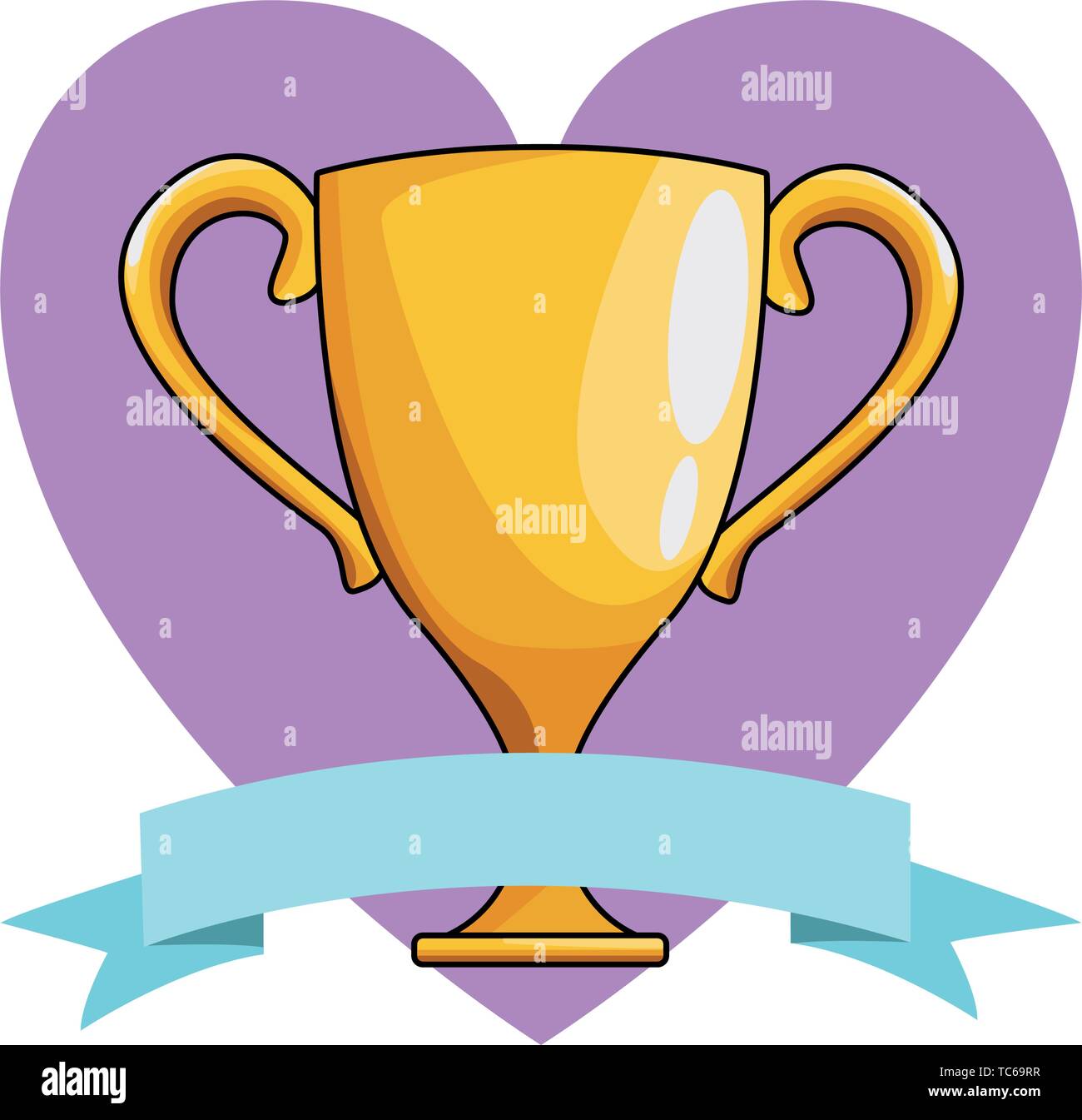 trophy cup icon cartoon isolated Stock Vector Image & Art - Alamy