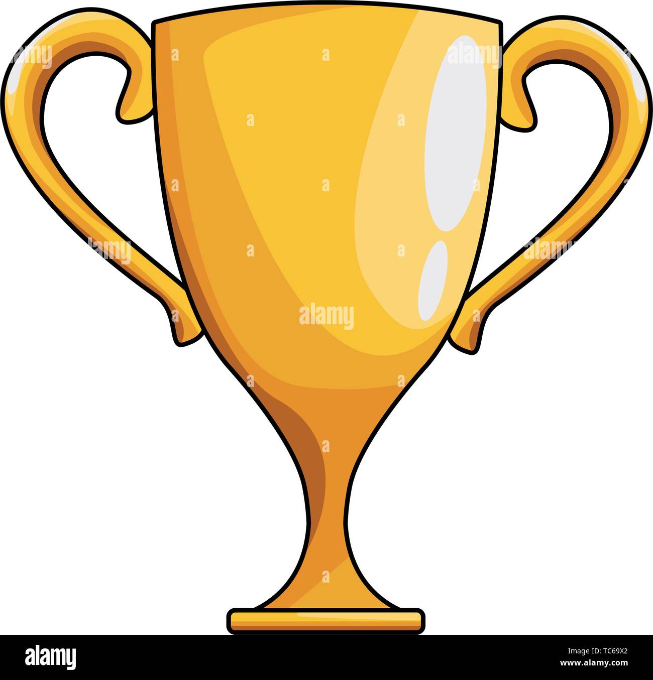 trophy cup icon cartoon isolated Stock Vector Image & Art - Alamy