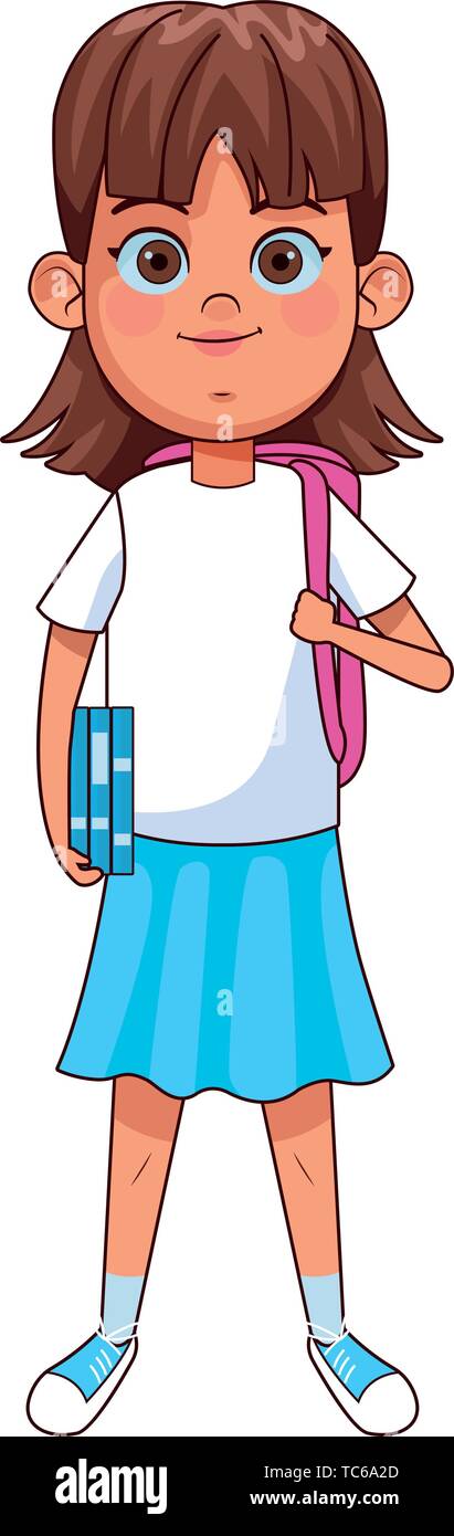 Cartoon Clever Girl High Resolution Stock Photography and Images - Alamy