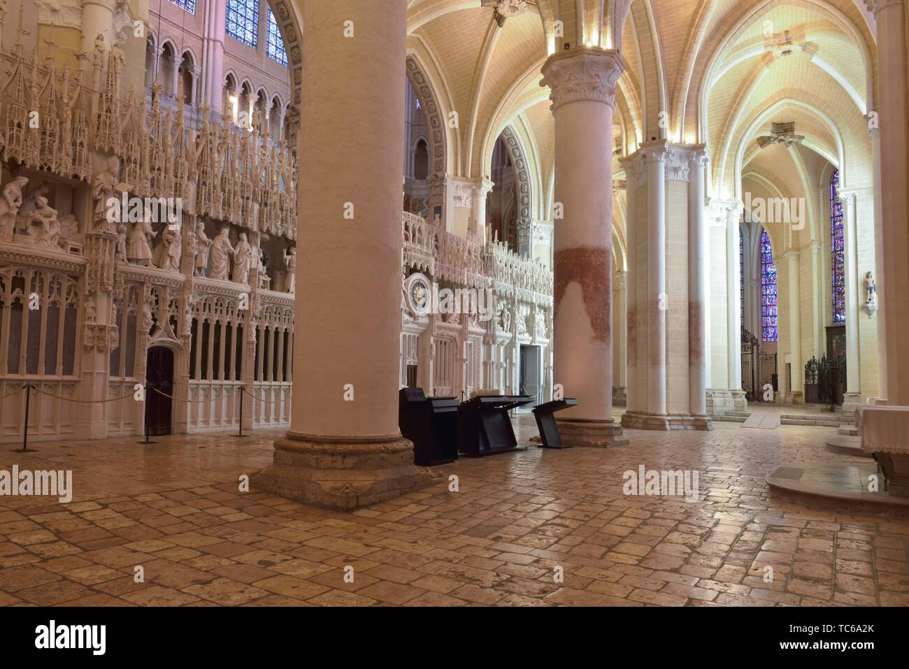 Cloture Du Choeur De La Cathedrale Notre Dame De Chartres High Resolution Stock Photography and ...