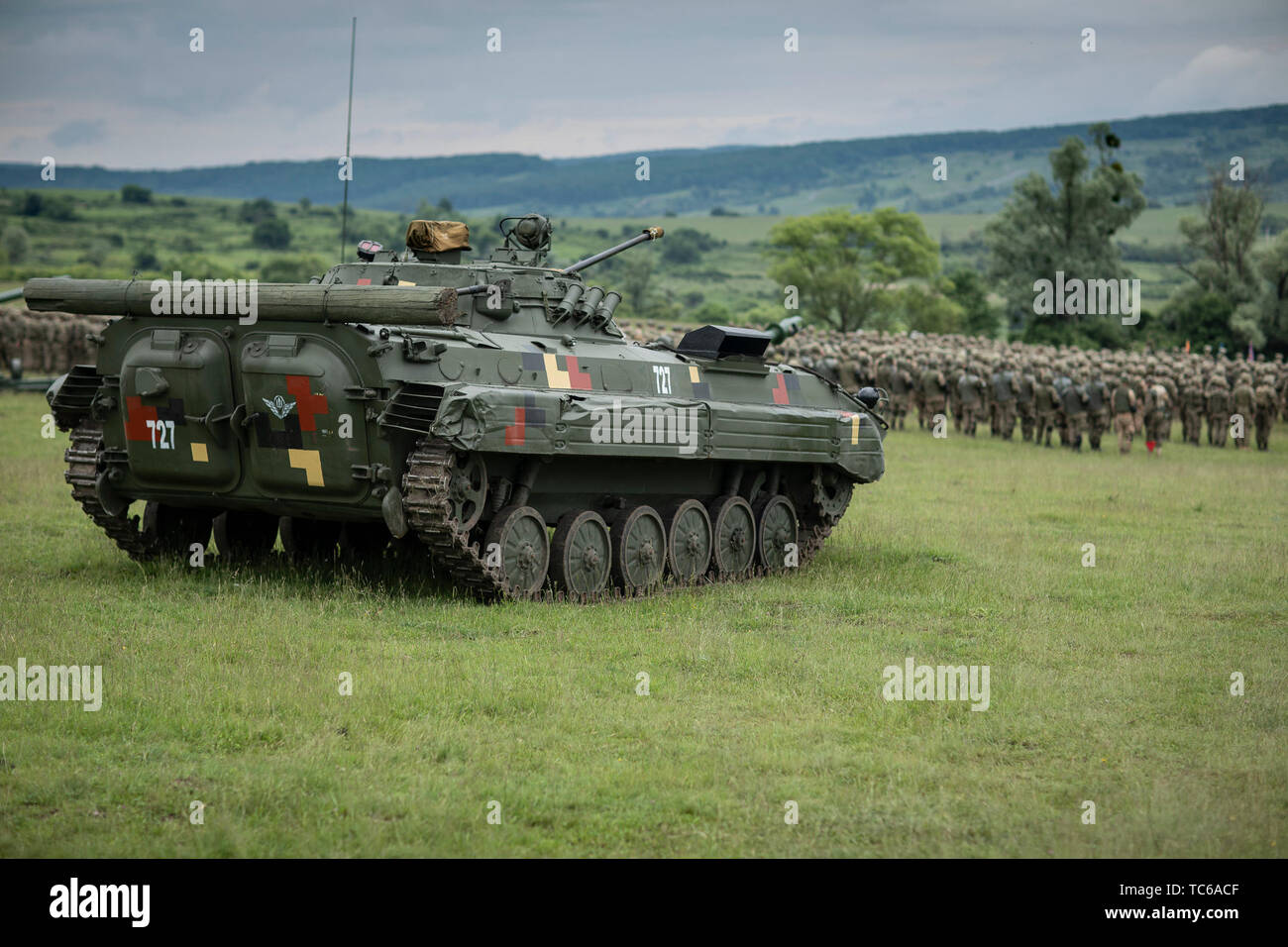 Romanian army armored vehicle hi-res stock photography and images - Alamy