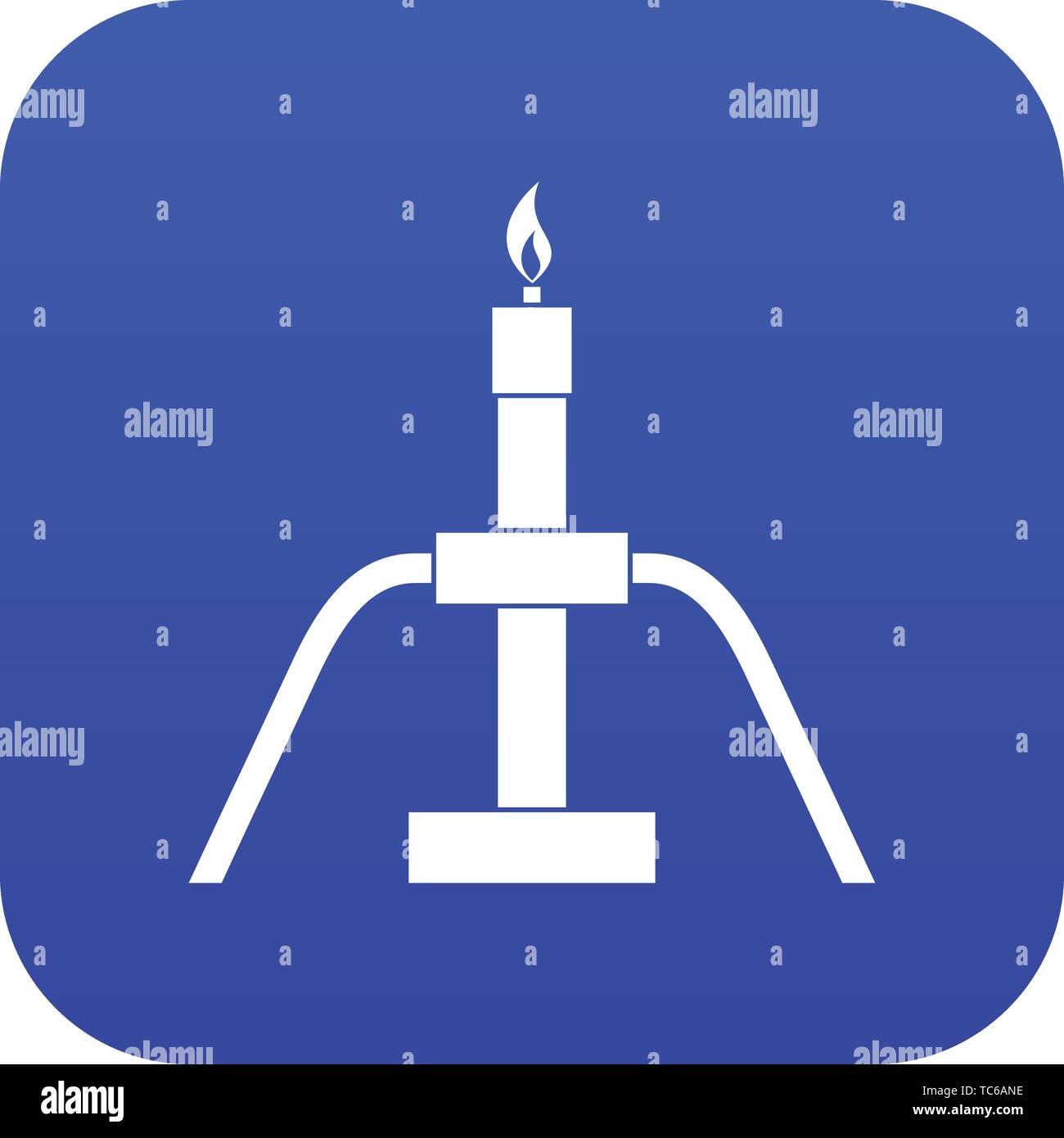 Gas flaring icon digital blue Stock Vector Image & Art - Alamy