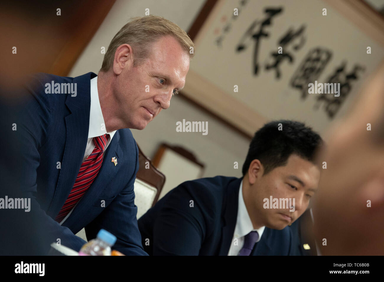 U.S. Acting Secretary of Defense Patrick M. Shanahan meets with South ...