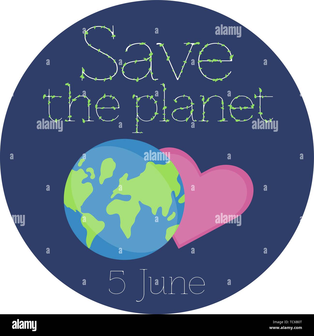 Vector illustration cartoon earth globe of a Sticker for World ...