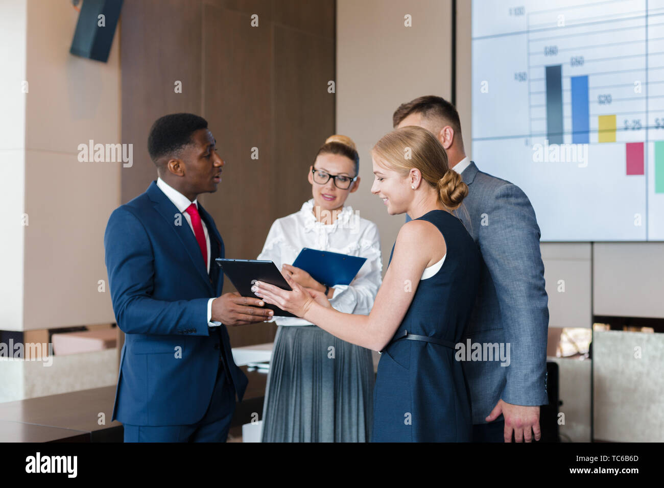 Business Group Meeting Discussion Strategy Working Concept Stock Photo ...