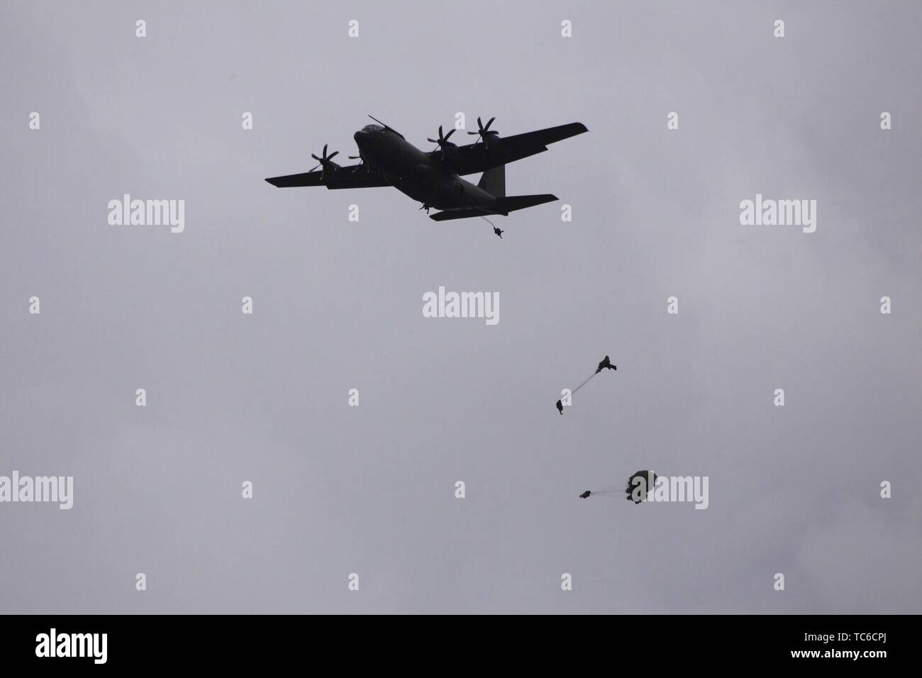 Sannerville, Normandy, France, 5th June 2019. Hundreds of French ...