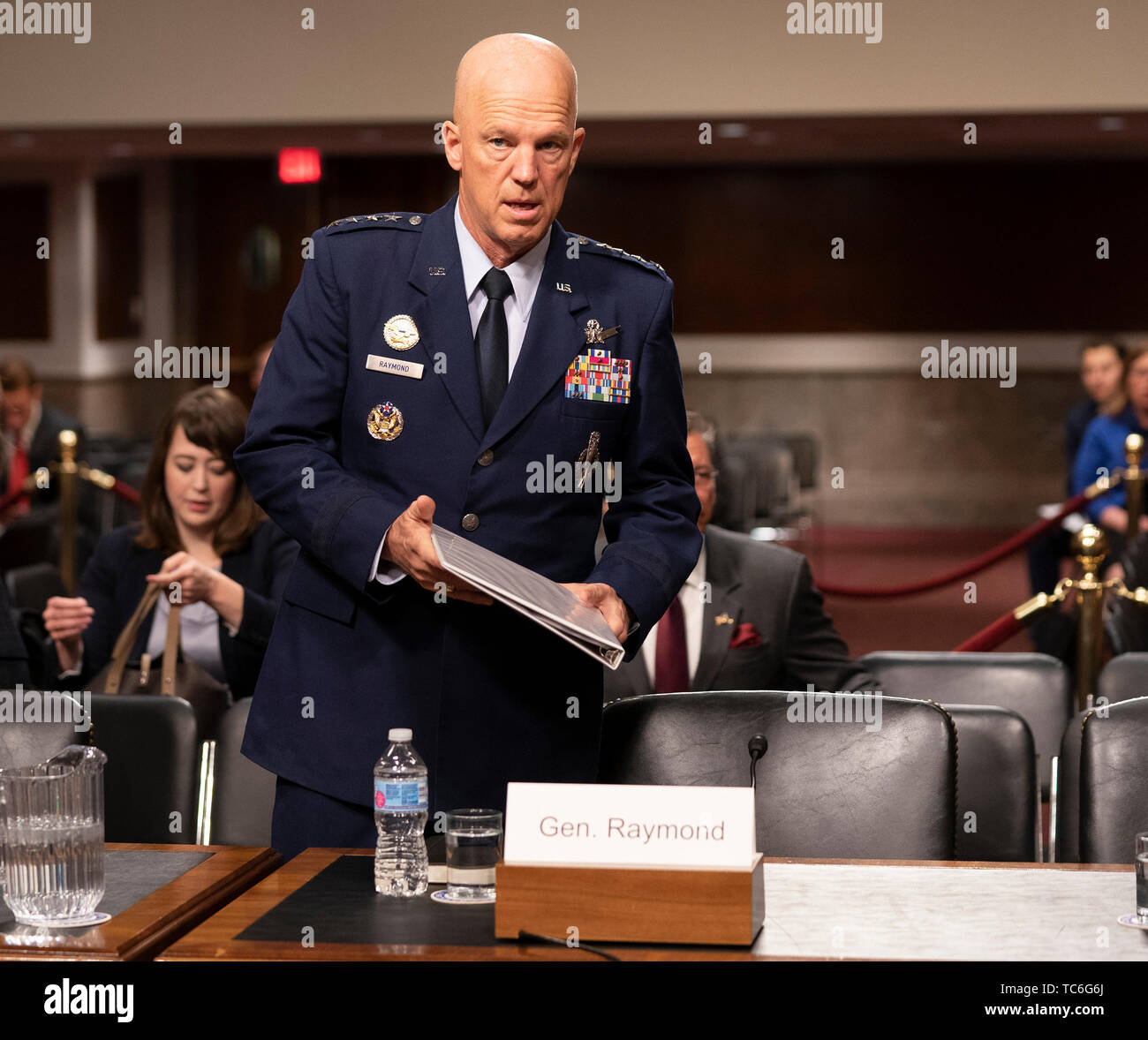 United States. 04th June, 2019. General John W. Raymond, USAF arrives ...
