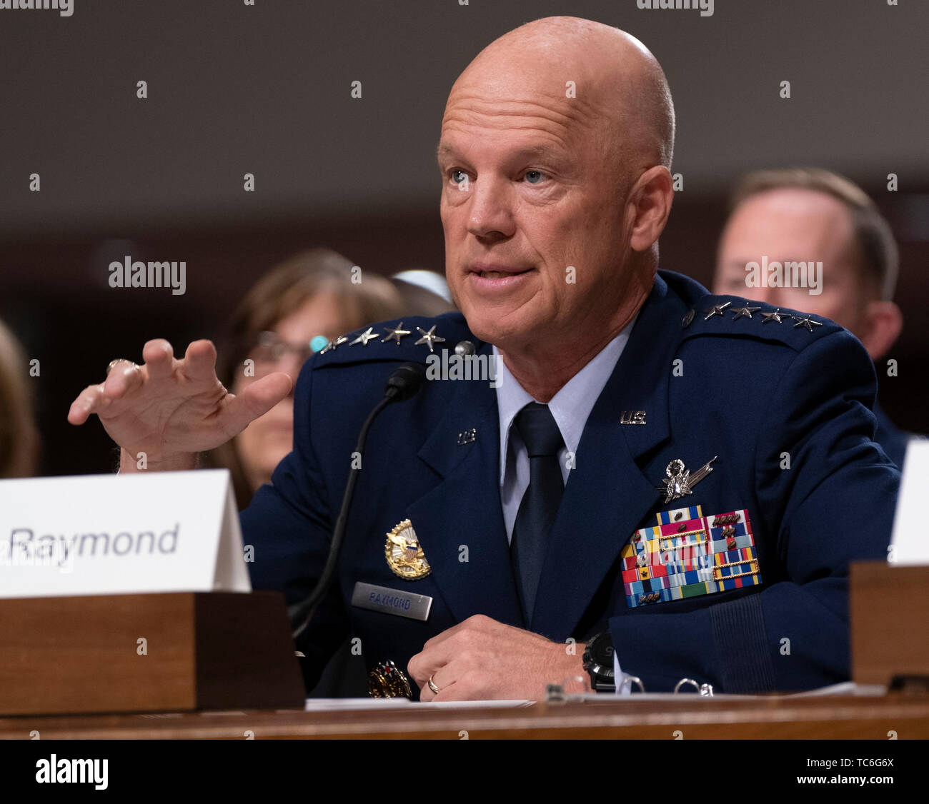 United States. 04th June, 2019. General John W. Raymond, USAF appears ...