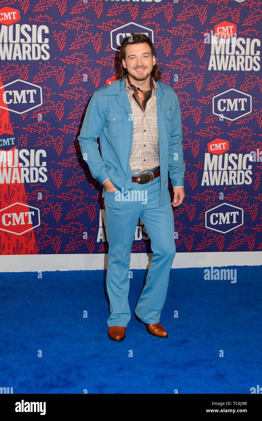 05 June 2019 - Nashville, Tennessee - Morgan Wallen. 2019 CMT Music ...